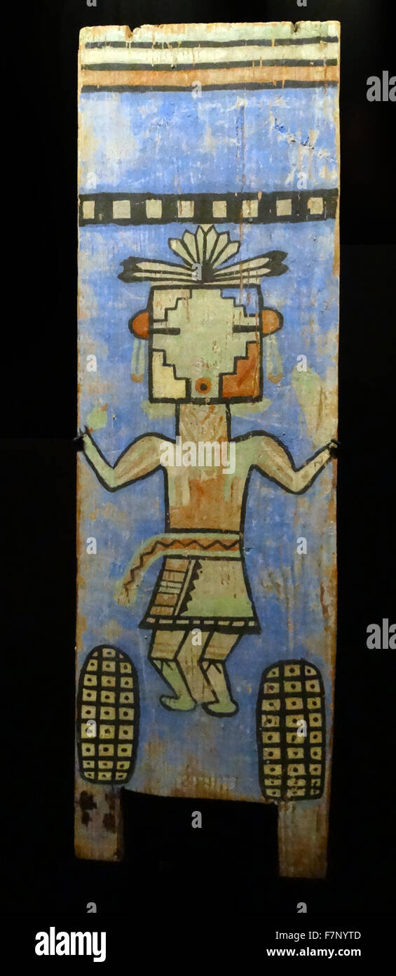 Arizonian wooden dance wands from the Hopi tribe of North America ...