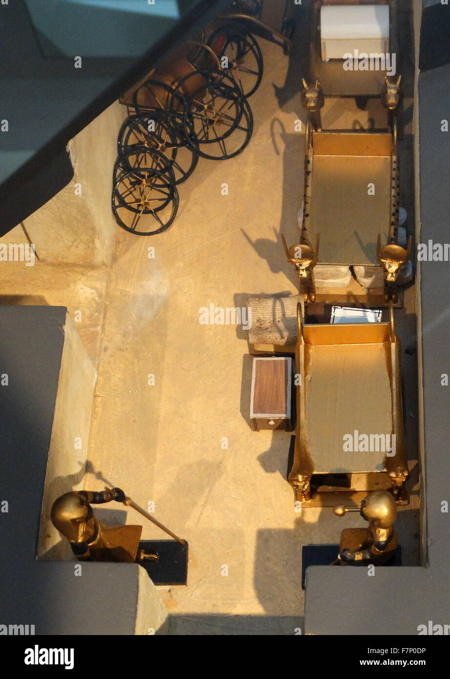 Reconstruction of the Tomb of Tutankhamun, Egyptian pharaoh of the 18th ...