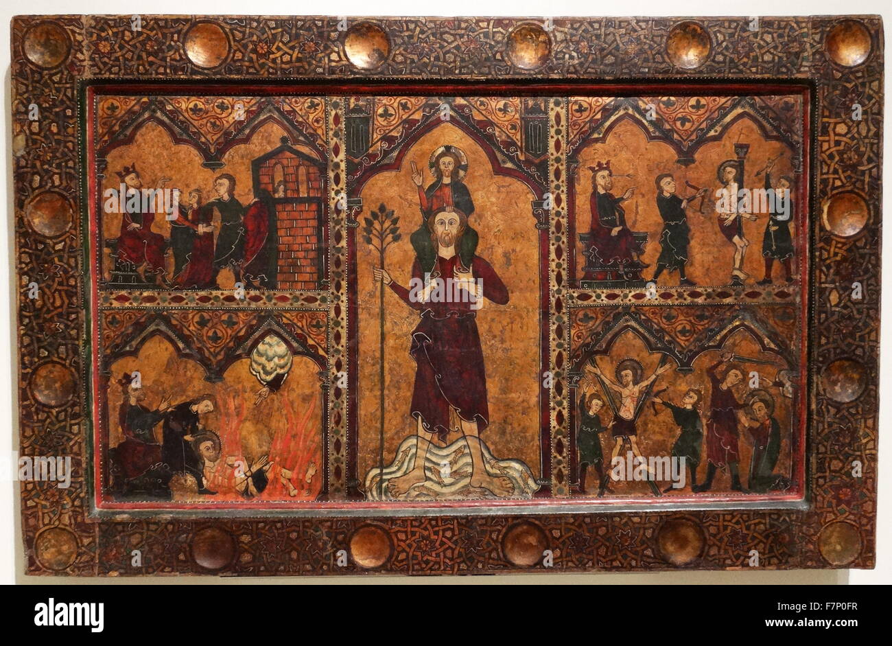 Frontal depicting the childhood of Jesus by Anonymous. Dated 14th ...