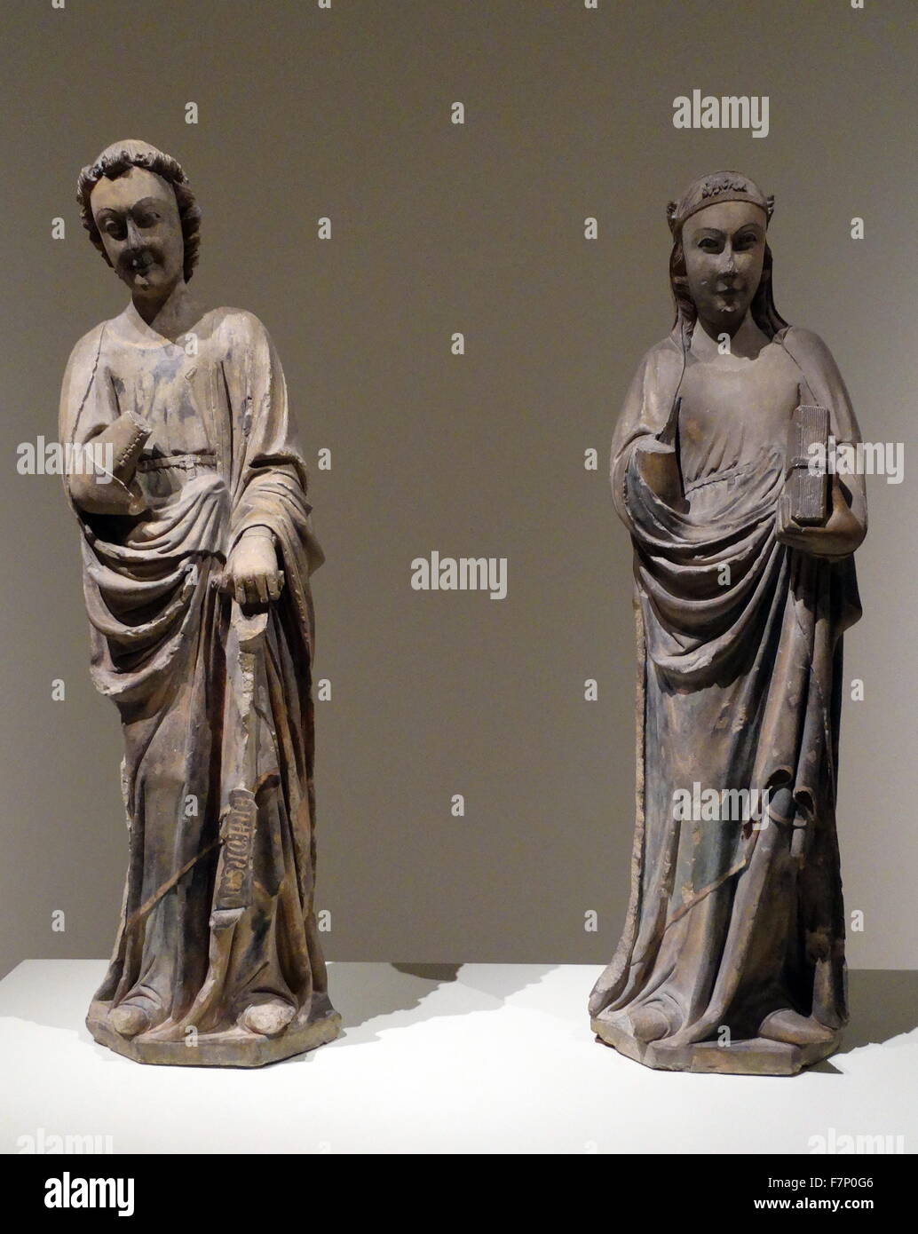 Archangel gabriel art 14th century hi-res stock photography and images - Alamy