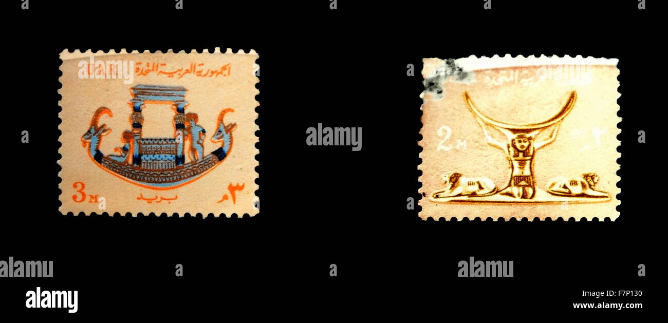 Stamp egypt tutankhamun pharaoh hi-res stock photography and images - Alamy