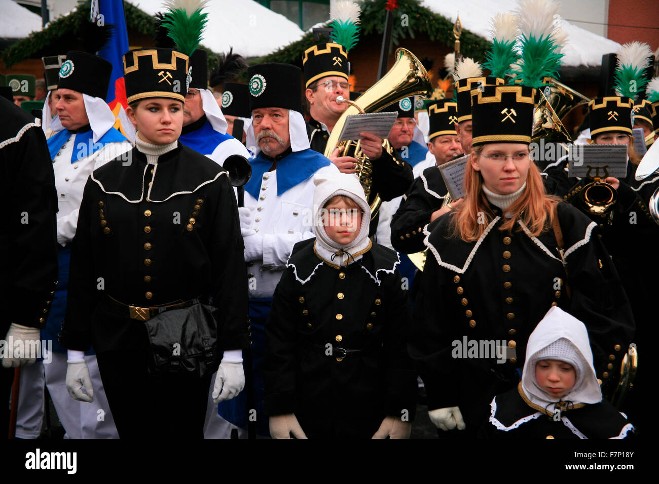 Europa, Deutschland, Sachsen, Erzgebirge, Thum, Bergparade | Europe ...