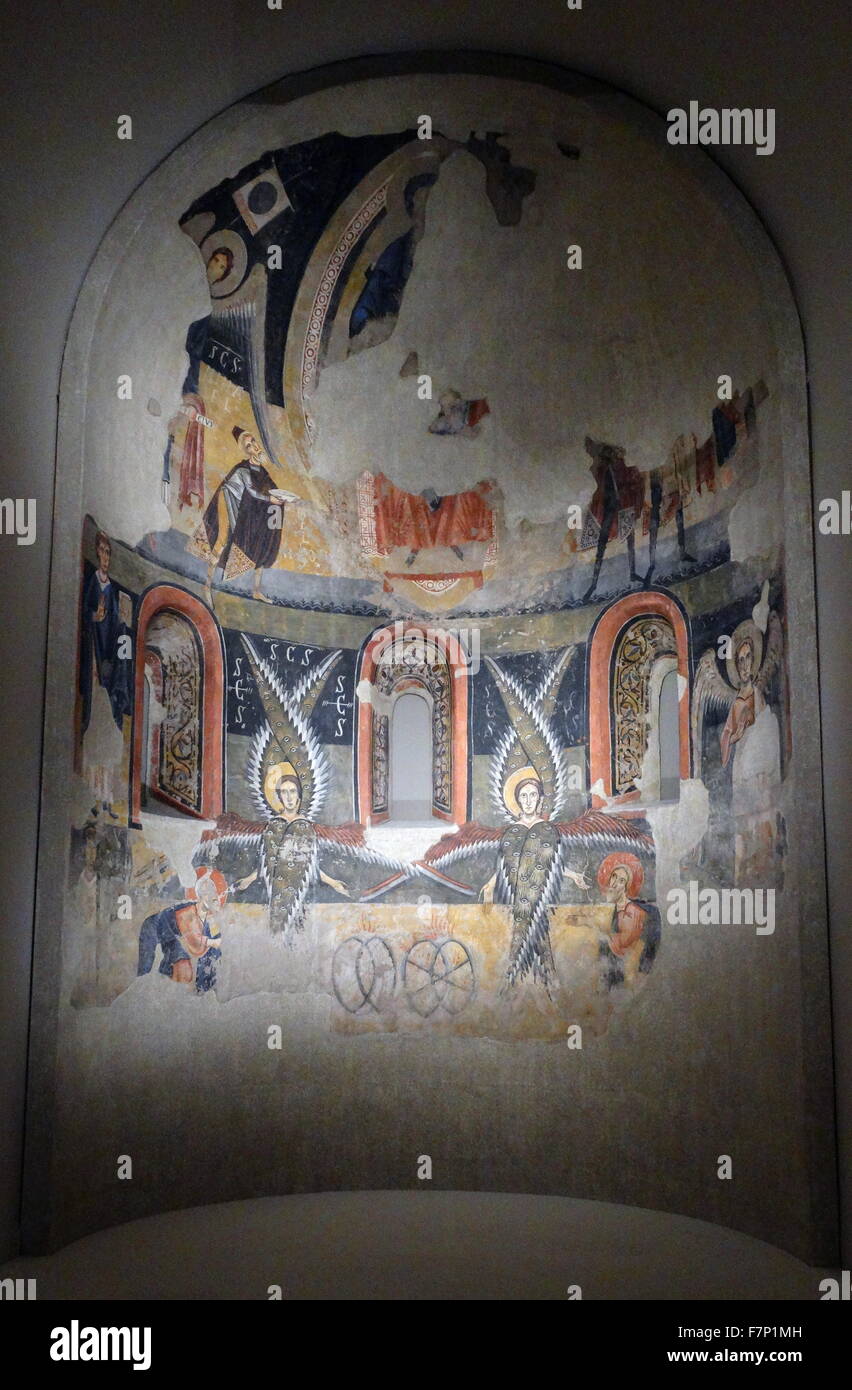 Apse of Santa Maria d'Àneu, Romanesque apse of the church of Santa ...