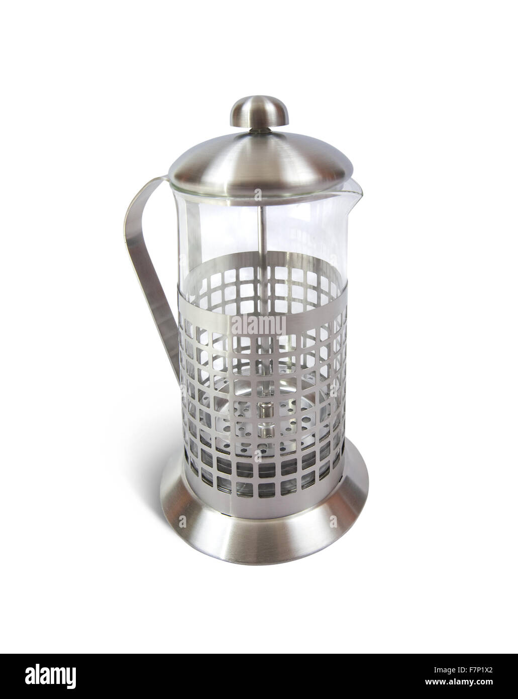 New modern tea pot. Isolated on white background Stock Photo - Alamy