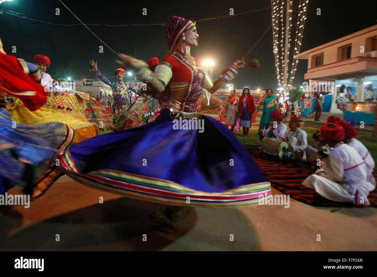 Allahabad, India. 01st Dec, 2015. Rajasthani artists perform Kalbeliya ...