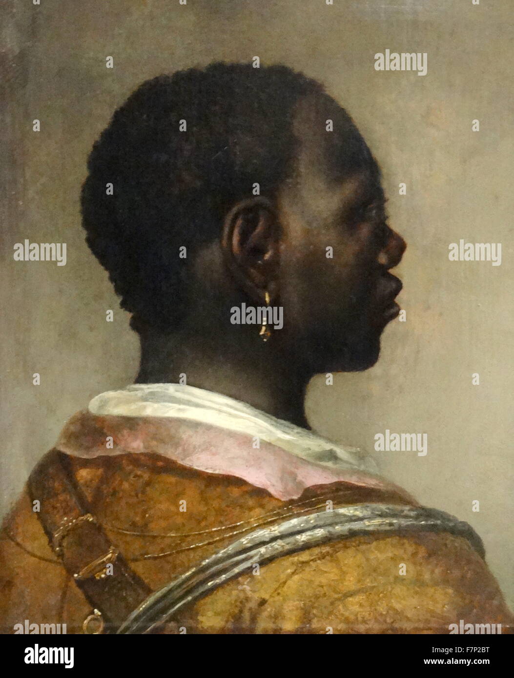 Portrait of African Male by Govert Flinck (1615-1660) Dutch painter of ...