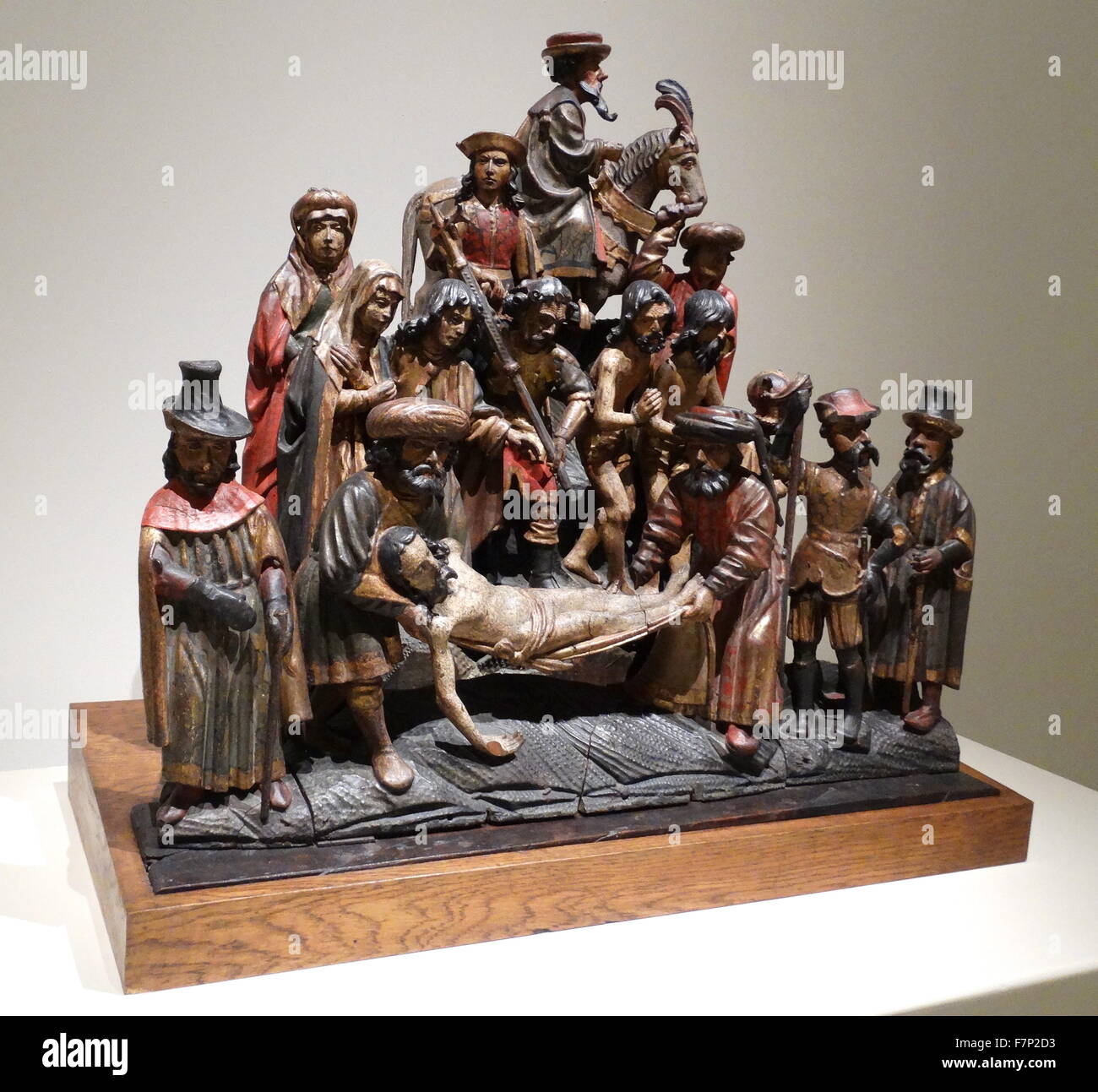 Carving depicting Christ Falling on the Way to Calvary. By Anon. Dated ...