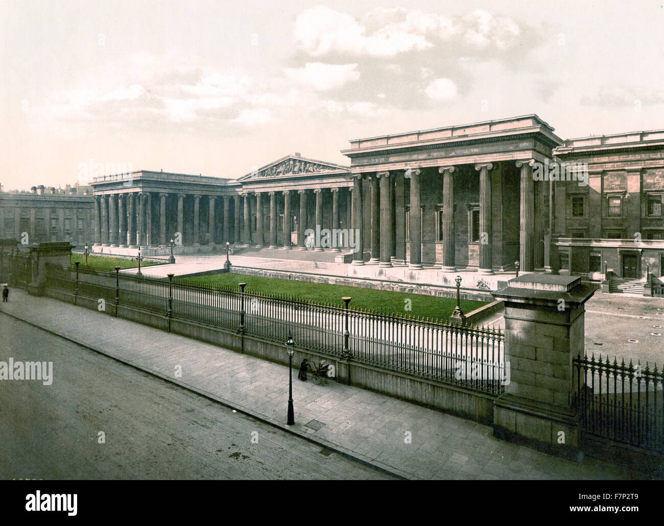 Photograph of British Museum, London, England. Dated 1890 Stock Photo ...