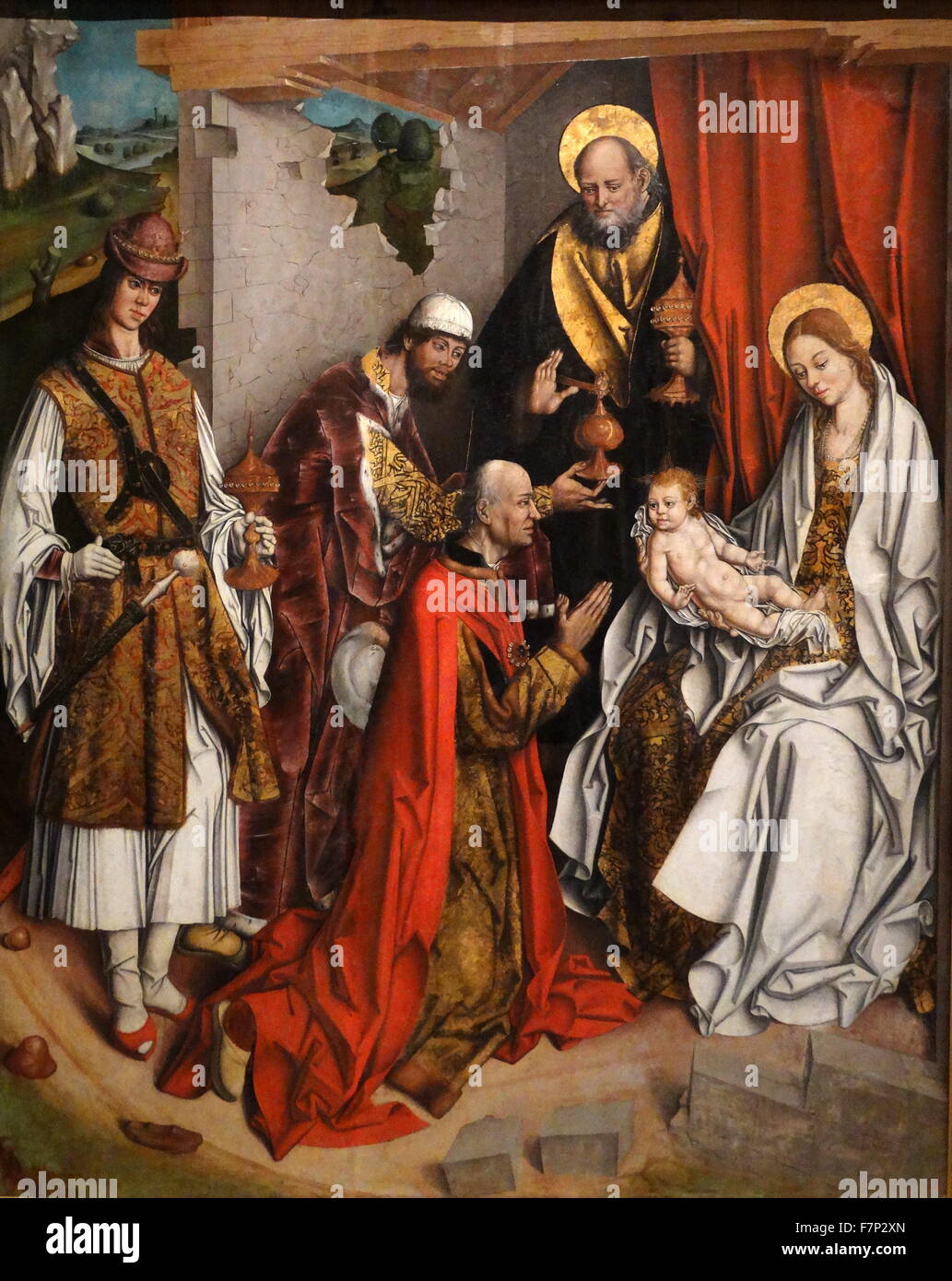 Painting titled 'Epiphany' by Fernando Gallego (1440-1507) Spanish ...