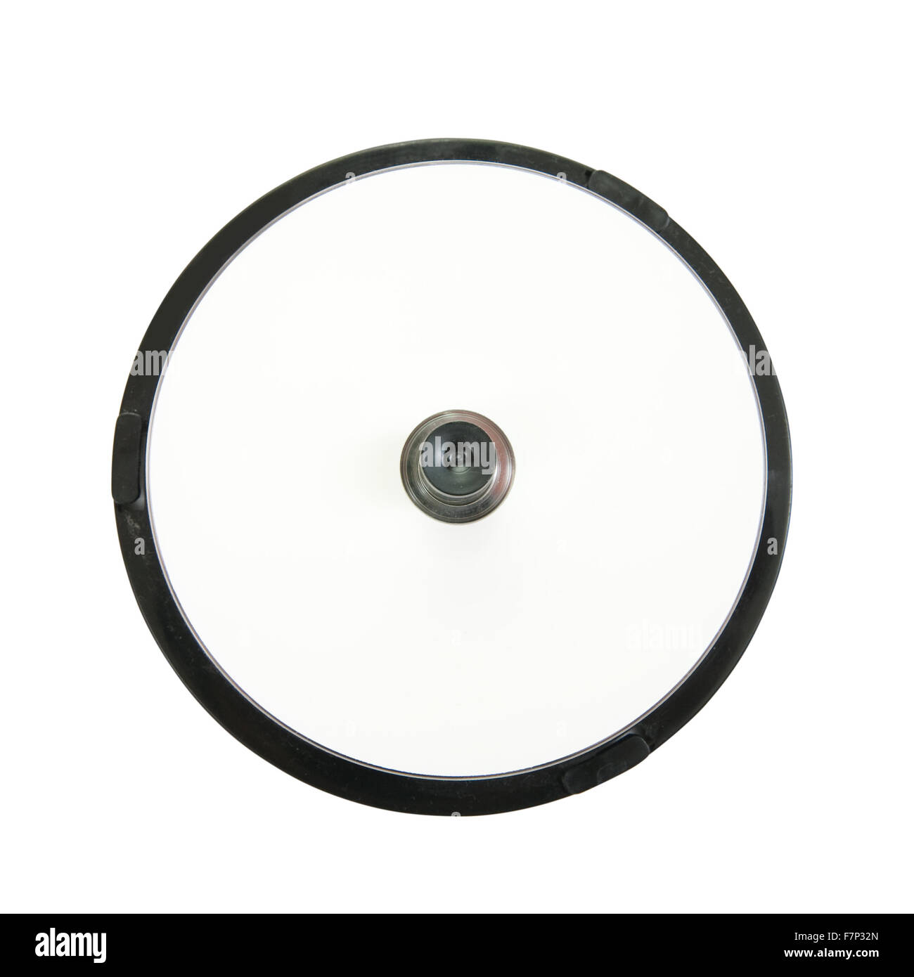 empty CD. Isolated over white background with clipping path Stock Photo ...