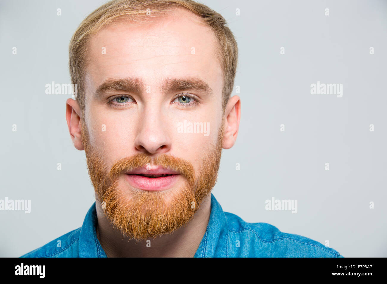 Blond hair man blue eyes hi-res stock photography and images - Alamy