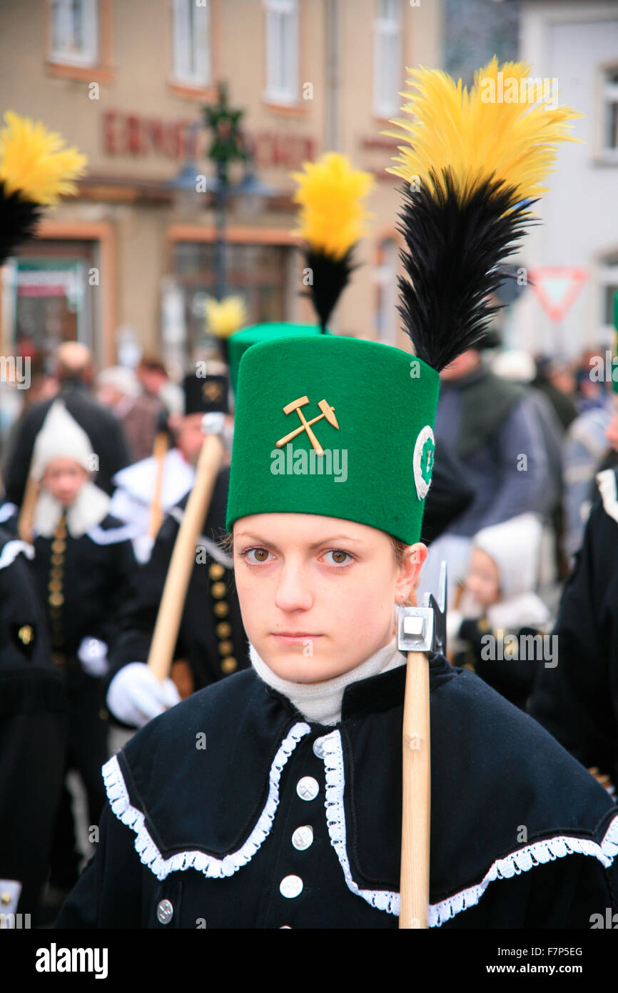Europa, Deutschland, Sachsen, Erzgebirge, Thum, Bergparade | Europe ...