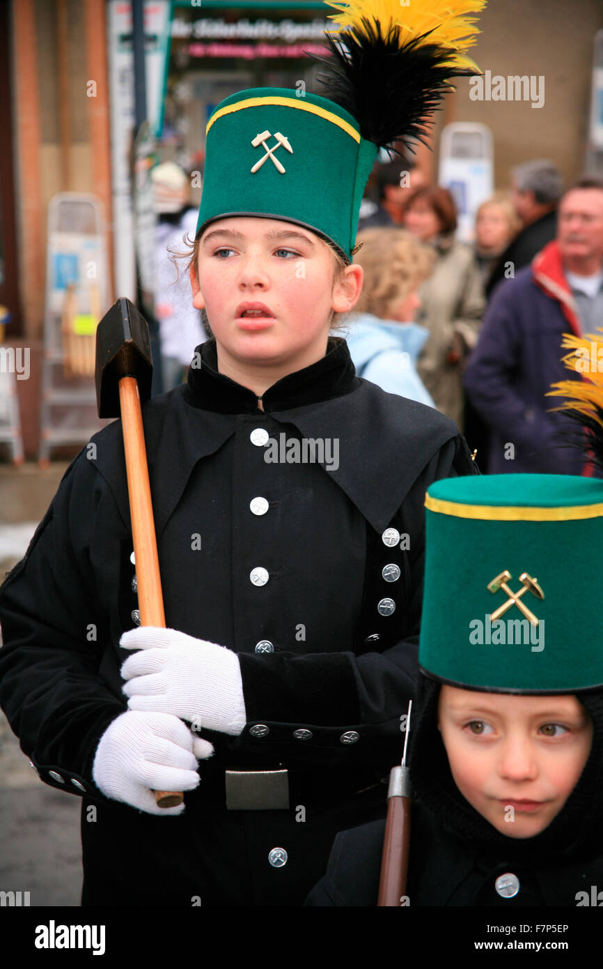 Europa, Deutschland, Sachsen, Erzgebirge, Thum, Bergparade | Europe ...