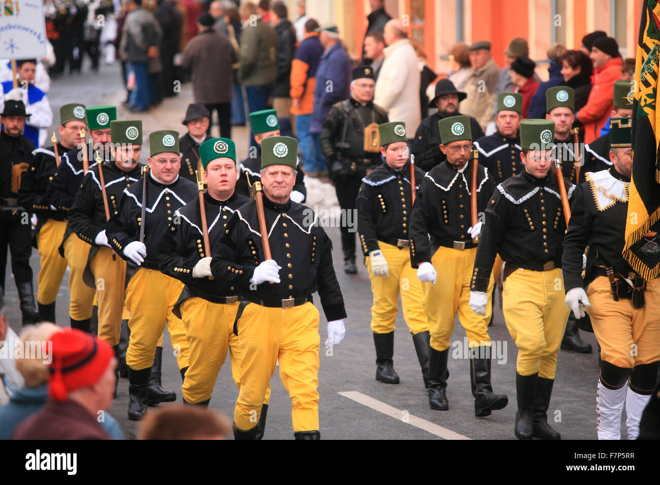 Europa, Deutschland, Sachsen, Erzgebirge, Thum, Bergparade | Europe ...