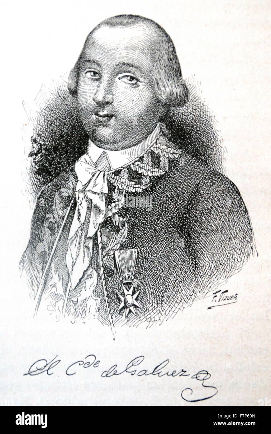 Portrait of Bernardo de Gálvez (1746-1786) Bernardo de Gálvez y Madrid ...