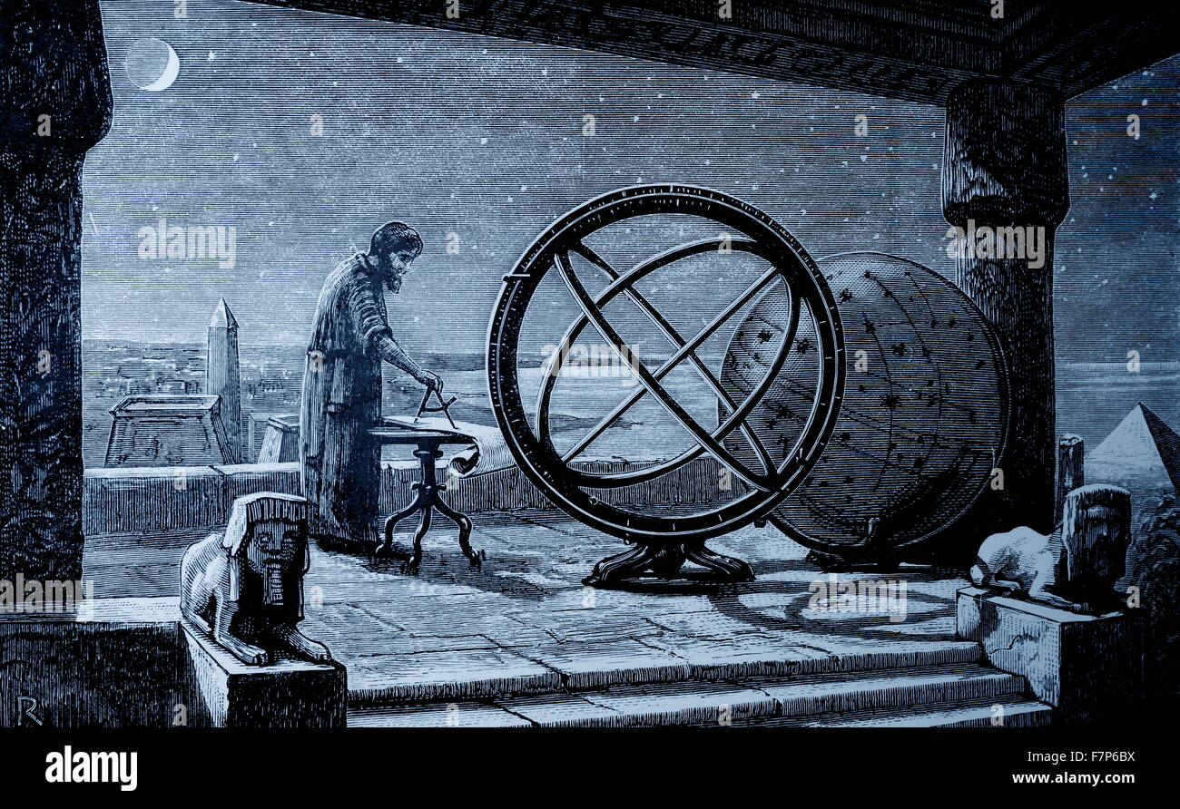 Artist's impression of Hipparchos From Robert Routledge Stock Photo - Alamy