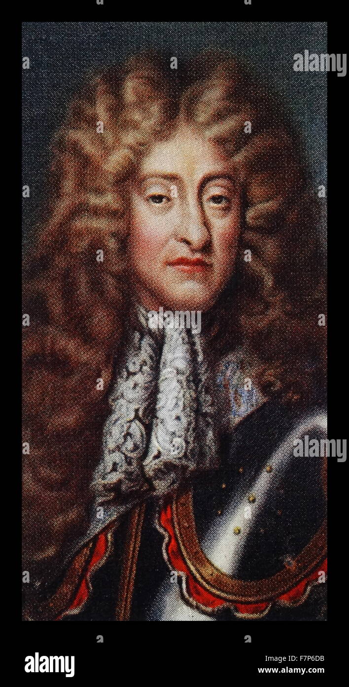 JAMES II (1633-1701) king of Great Britain and Ireland 1685-88;fled to ...