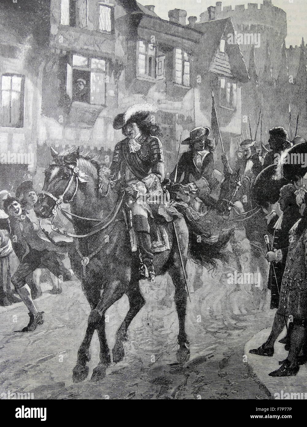 James II of Expand 1633-1701: reigned 1685-88. James arriving in Dublin ...