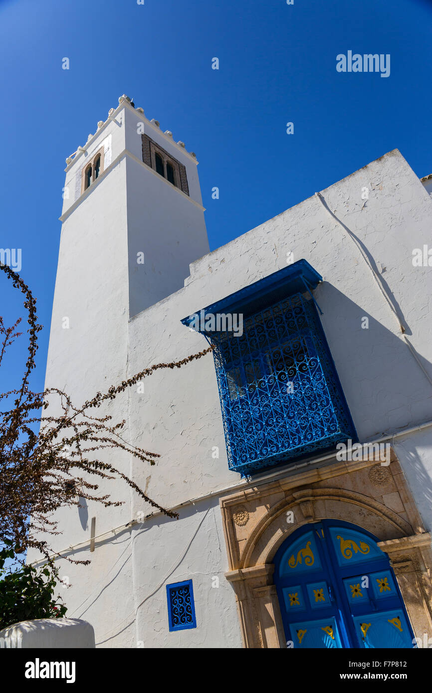 Old arabic town in Tunisia - Sidi Bu Said Stock Photo - Alamy