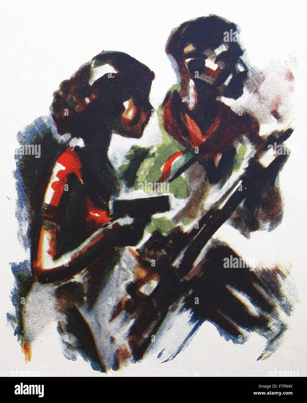 The spanish civil war communist history historical archive archival hi ...