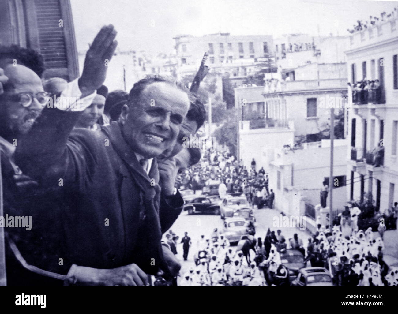 Photograph of Habib Bourguiba (1903-2003) a Tunisian statesman who ...
