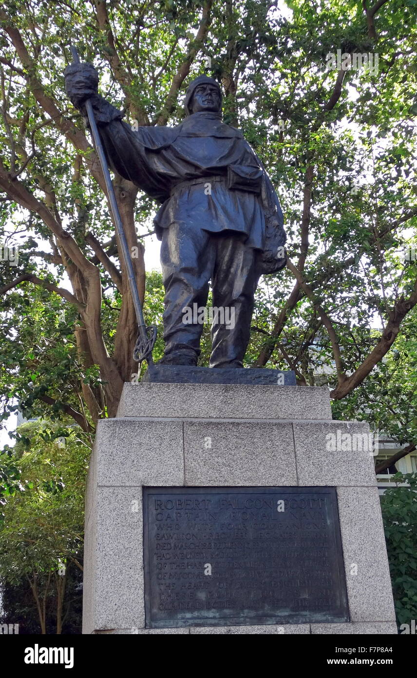 Robert Falcon Scott (polar explorer) Sculpture by Kathleen Scott, his ...