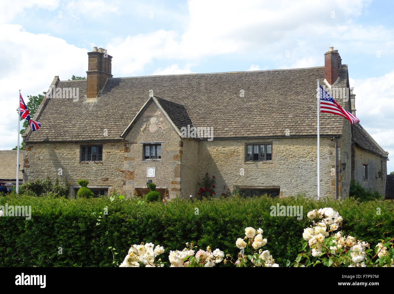 Sulgrave Manor the Tudor English, ancestral home of the family of ...