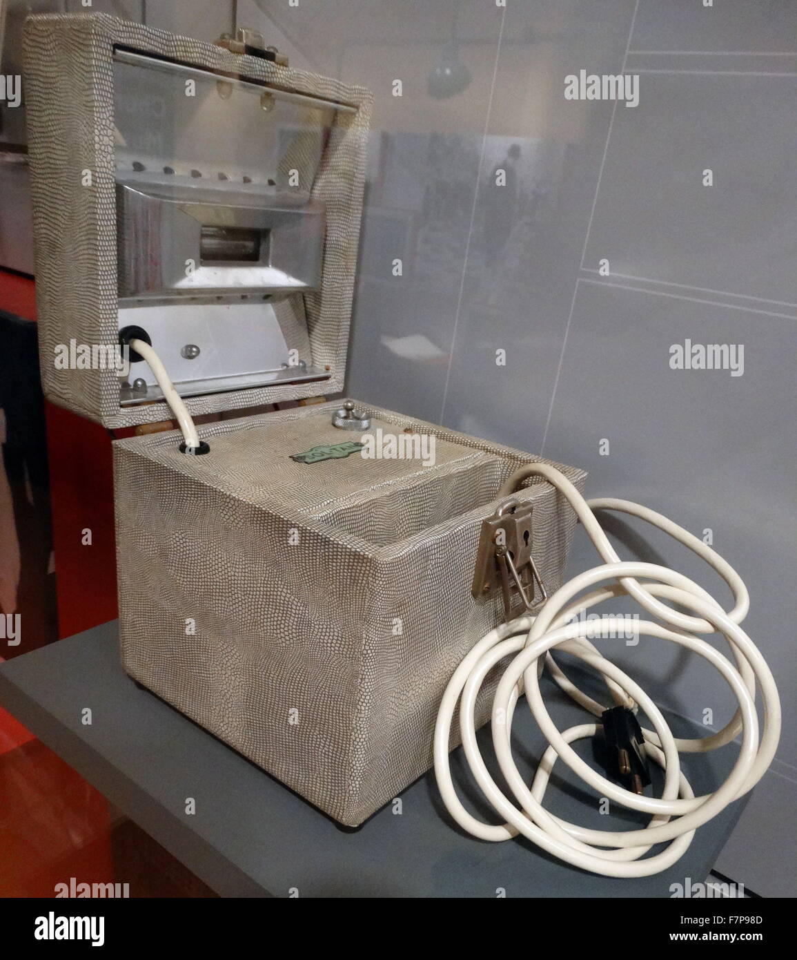 portable sun lamp used in the Cabinet war rooms bunker, London; England ...
