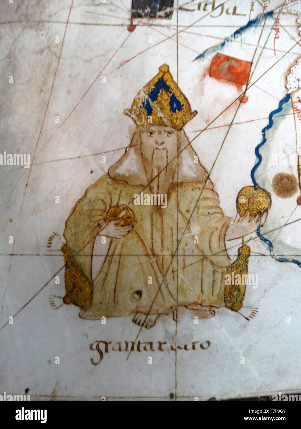 Renaissance map of Europe, Jacopo Russo, 1528 Stock Photo - Alamy