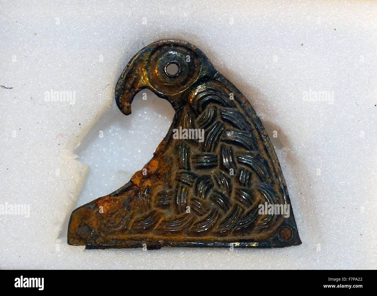 Artefact from the Staffordshire Hoard of Anglo-Saxon gold and silver ...