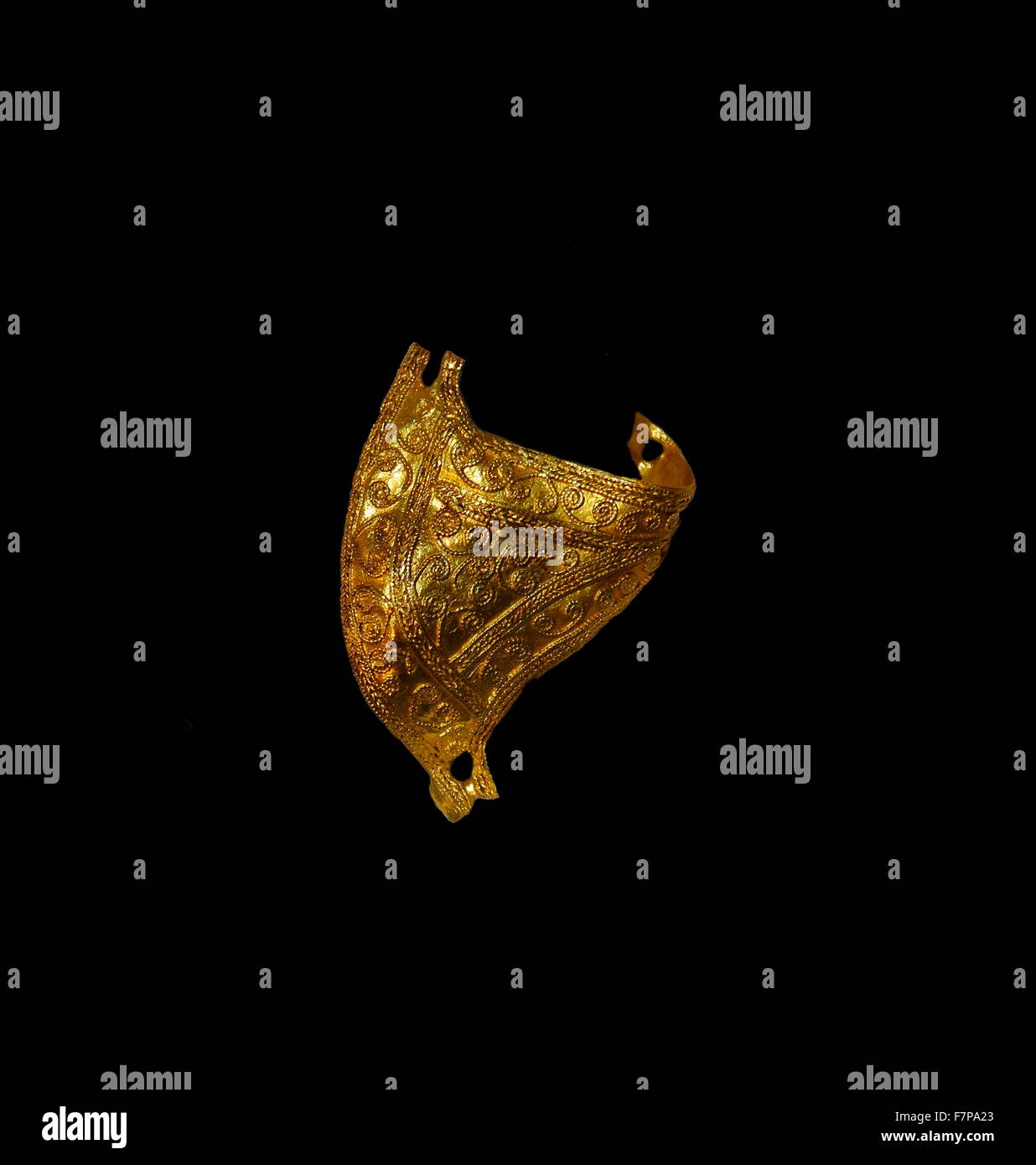 Artefact from staffordshire hoard anglo saxon hi-res stock photography ...