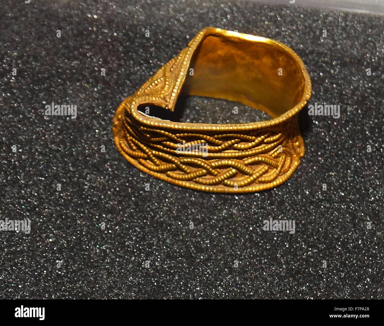 Artefact from the Staffordshire Hoard of Anglo-Saxon gold and silver ...