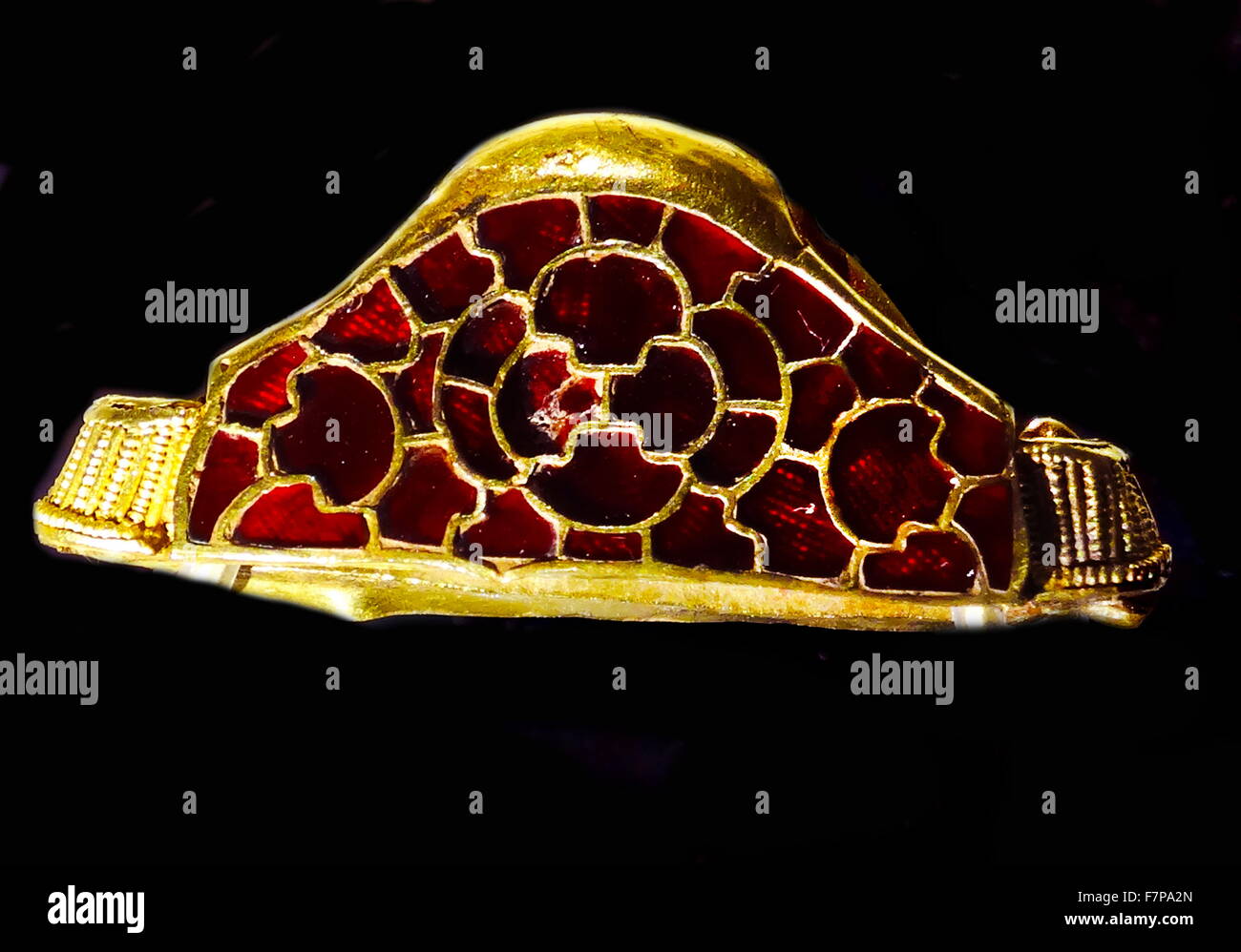 Cloisonné and garnet, decorative gold strip from the Staffordshire ...