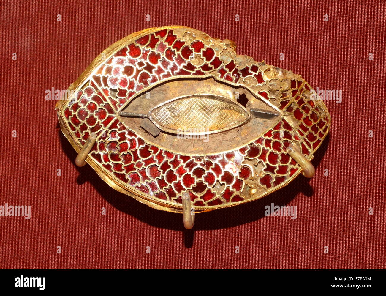 Artefact from the Staffordshire Hoard of Anglo-Saxon gold and silver ...