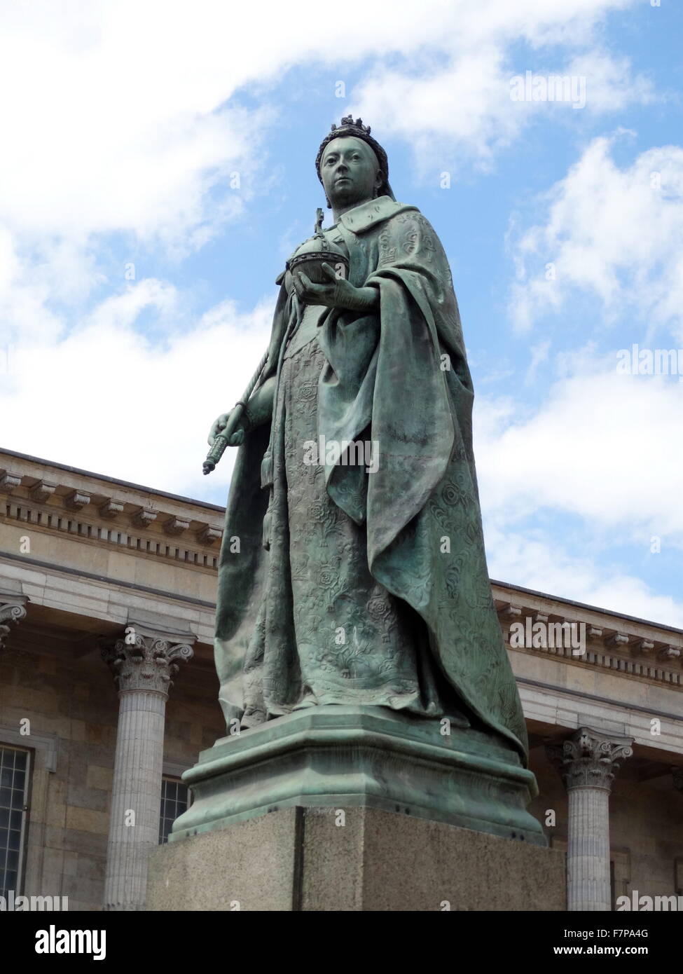 Queen Victoria, original by Thomas Brock, recast in bronze by William ...