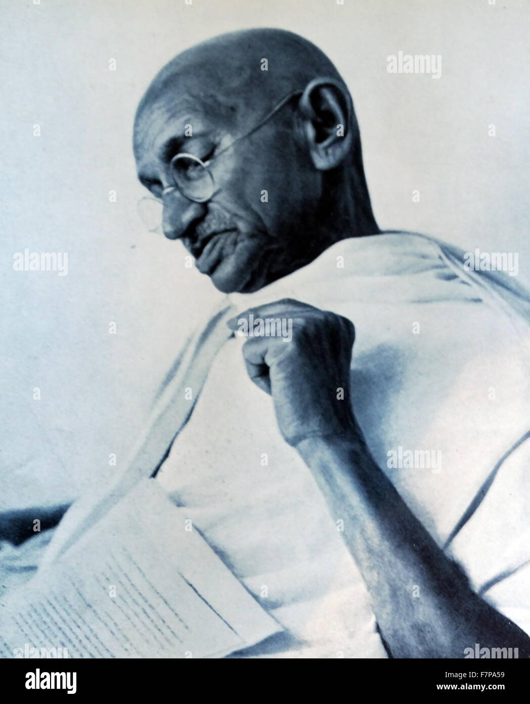 Mohandas Karamchand Gandhi (1869 – 1948), the preeminent leader of the ...