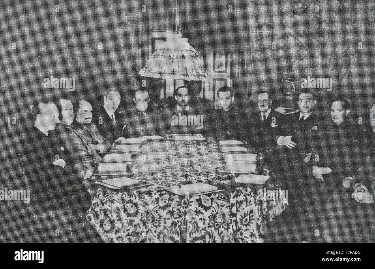 General Franco during the army uprising which marked the beginning of ...
