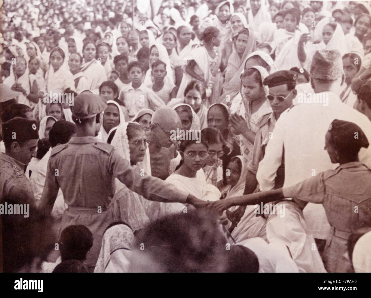 Mohandas Karamchand Gandhi (1869 – 1948), the preeminent leader of the ...