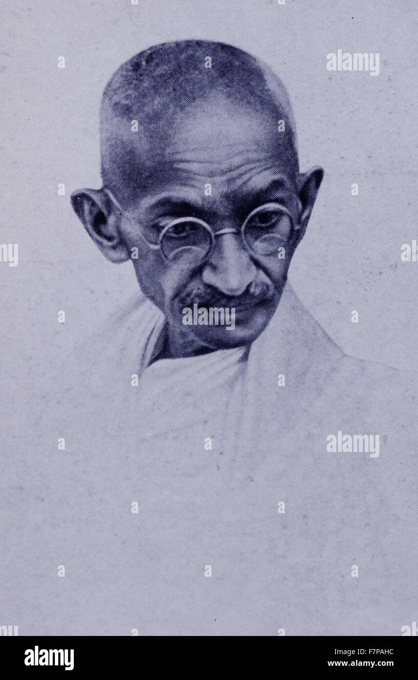 Mohandas Karamchand Gandhi (1869 – 1948), the preeminent leader of the ...