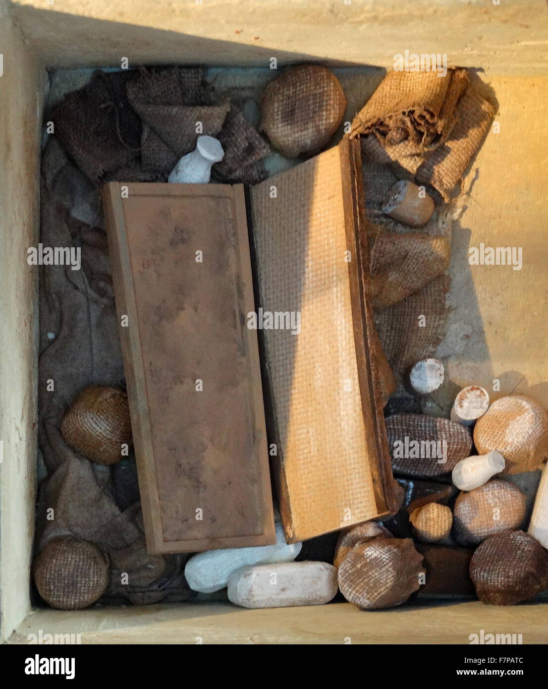 Reconstruction of the Tomb of Tutankhamun, Egyptian pharaoh of the 18th ...