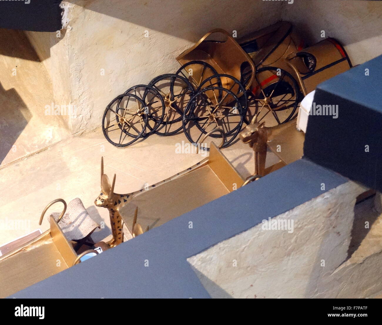 Reconstruction of the Tomb of Tutankhamun, Egyptian pharaoh of the 18th ...