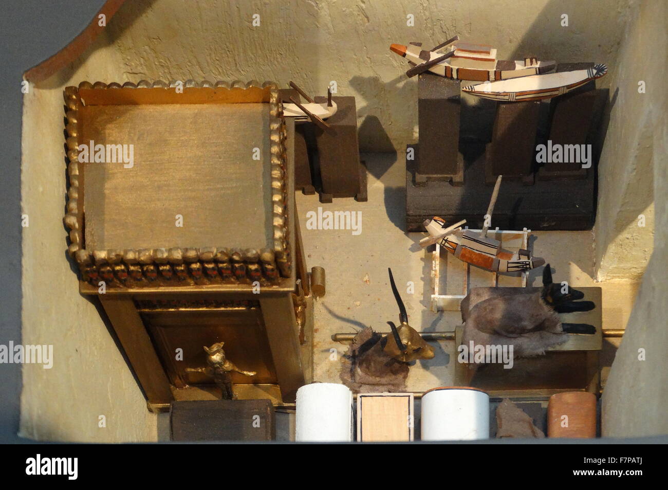 Reconstruction of the Tomb of Tutankhamun, Egyptian pharaoh of the 18th ...