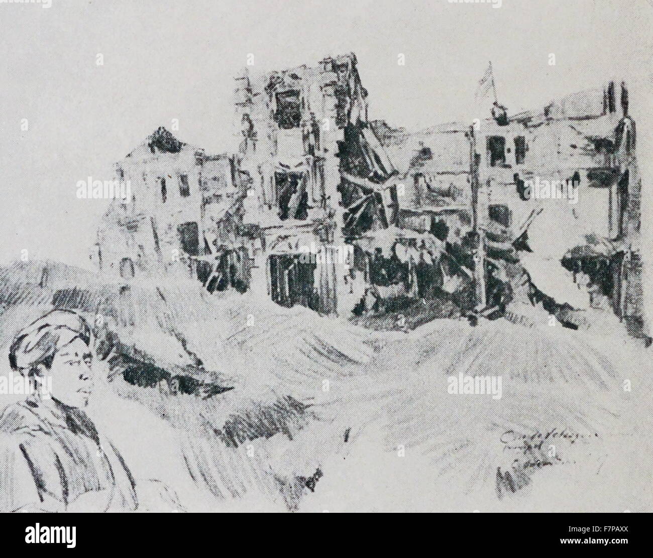 Buildings destroyed during civil hi-res stock photography and images ...