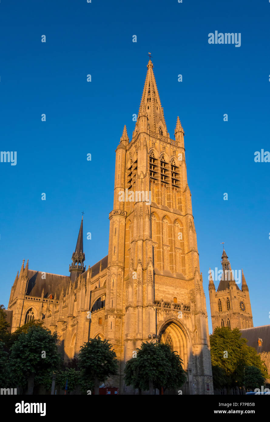 YPRES, BELGIUM - St. Martin's Cathedral Stock Photo - Alamy