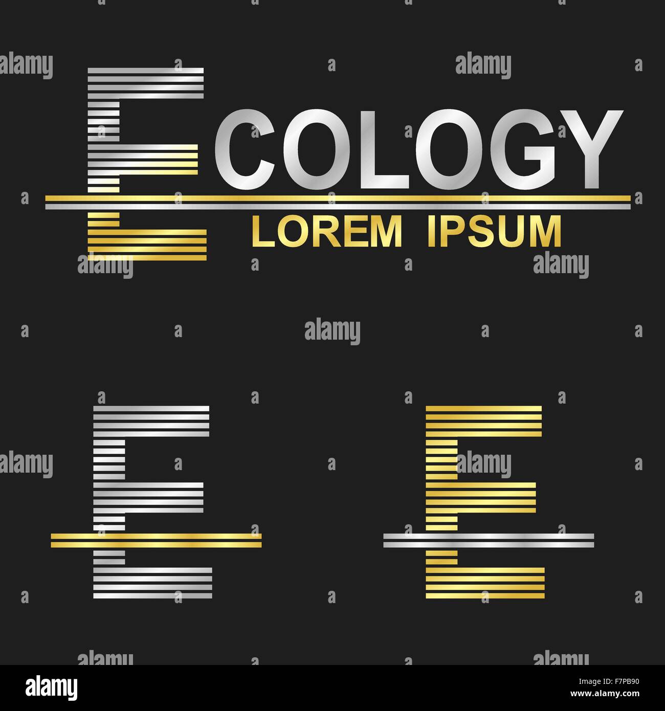 Metallic business font design hi-res stock photography and images - Alamy