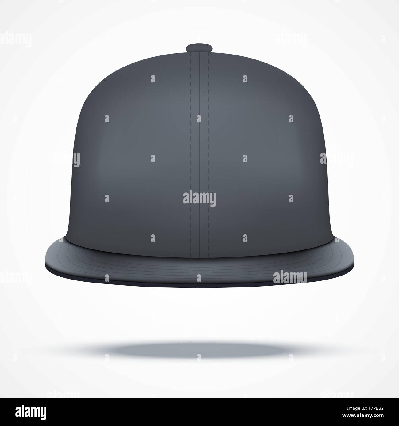 Layout of Male black rap cap Stock Vector Image & Art - Alamy