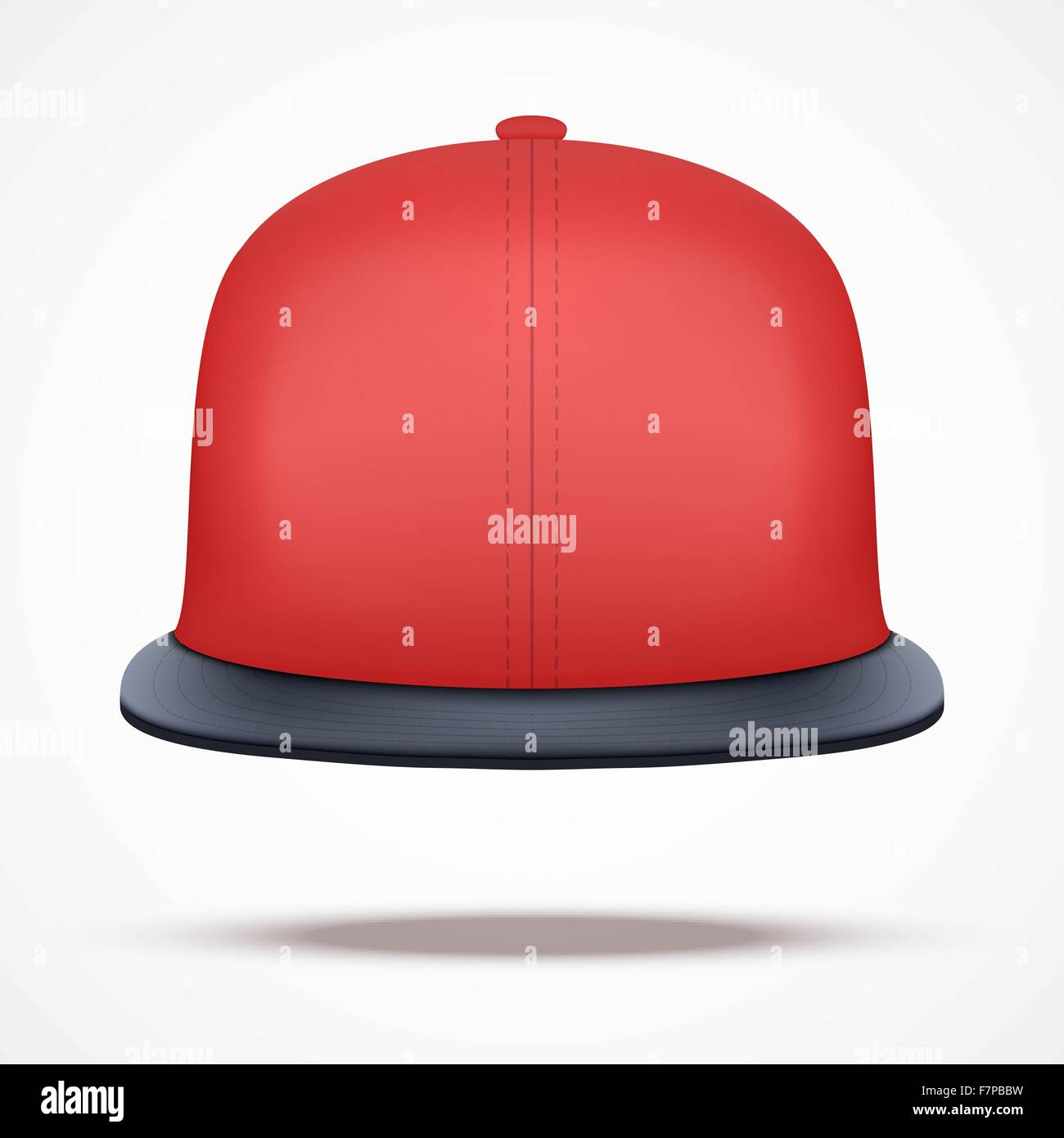 Layout of red rap cap Stock Vector Image & Art - Alamy