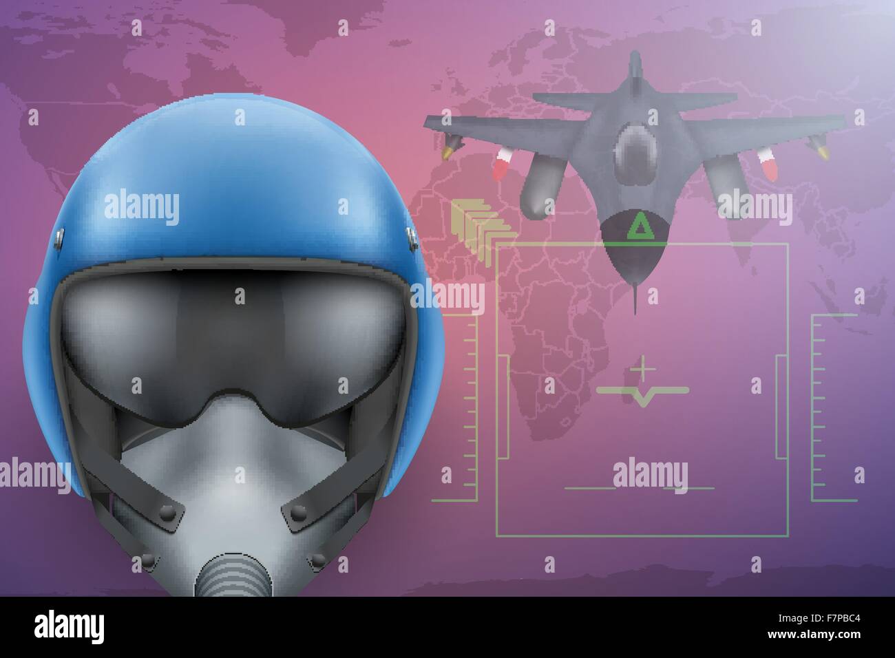Military Pilot vector background Stock Vector Image & Art - Alamy