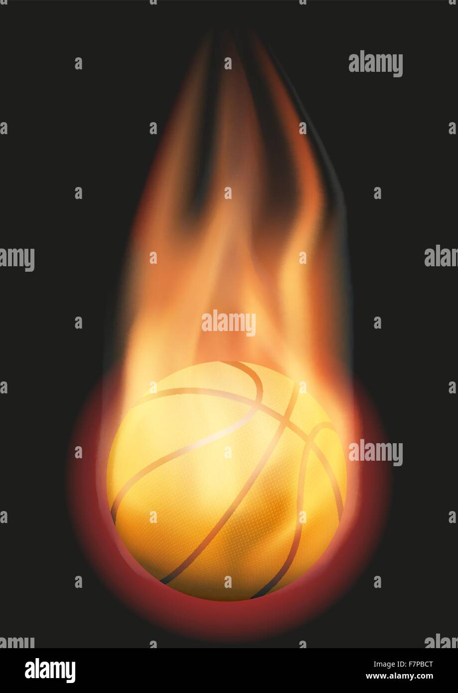 Flaming basketball hi-res stock photography and images - Alamy