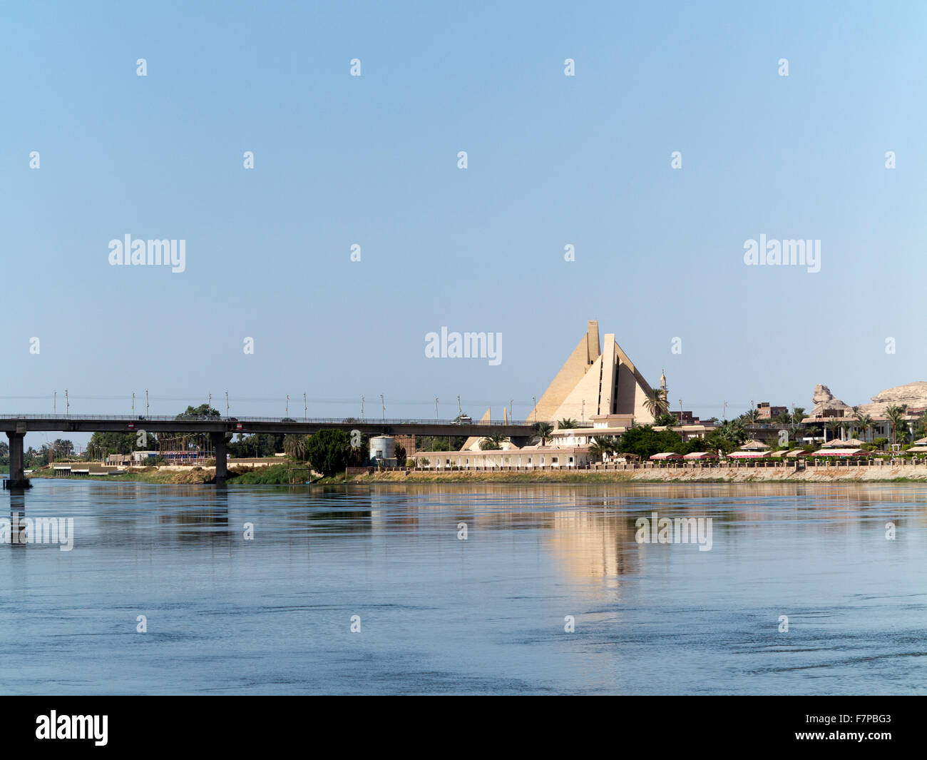The new Minya Museum on the East Bank of the River Nile, Minya City ...